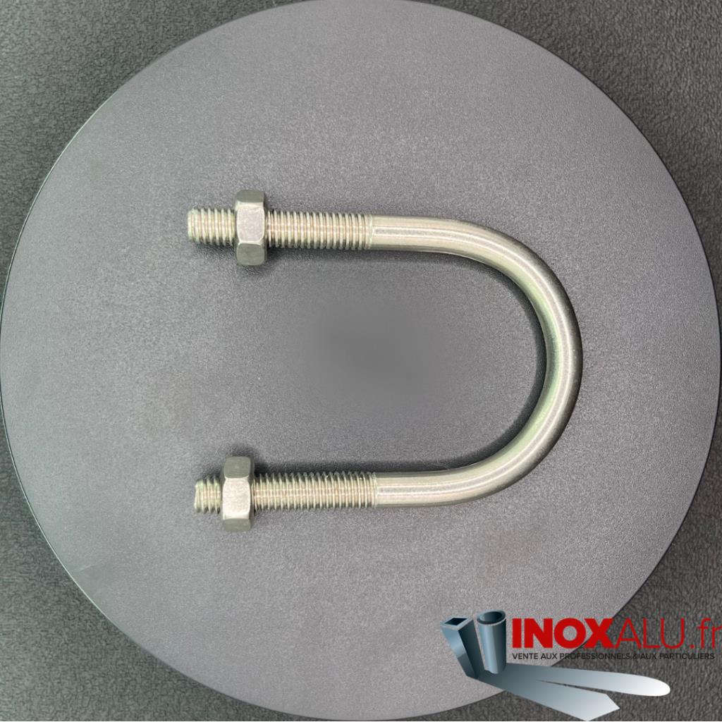 Etrier de fixation Inox tube de diamètre 42.4 | InoxAlu