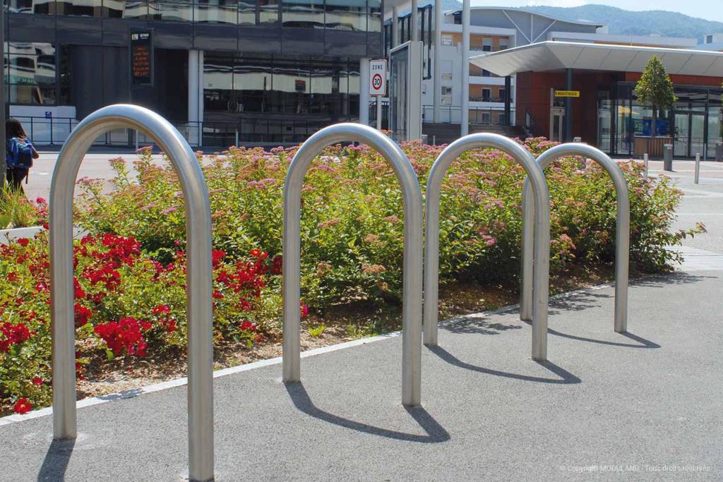 Arceaux vélo en inox Toscane - InoxAlu.fr