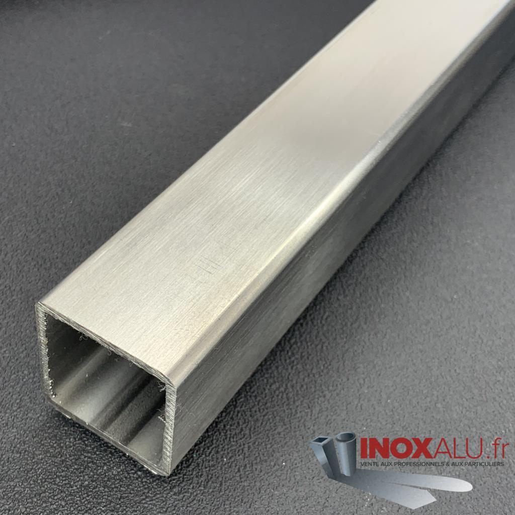 Tube Inox carré 316L 80 x 80 x 2 barreCarrée Inox. | InoxAlu
