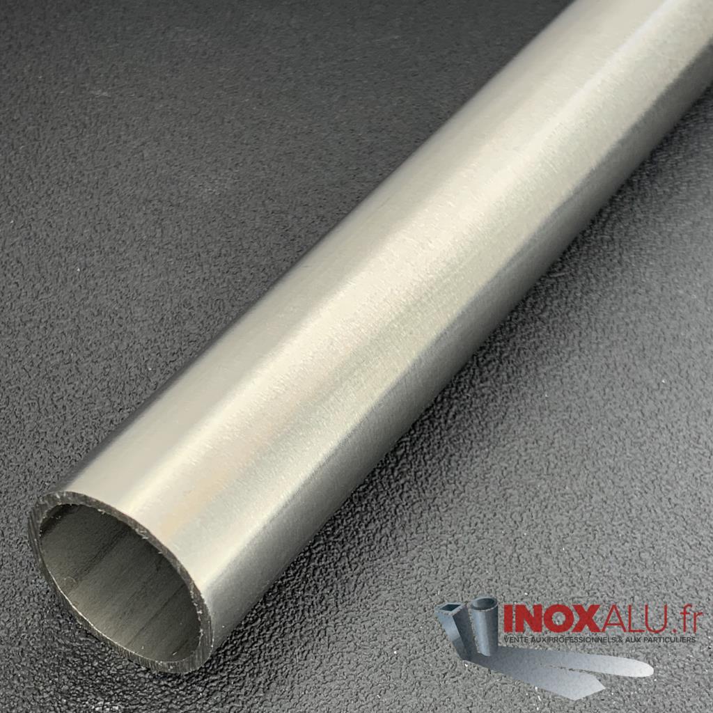 Tube Inox décoration brossé 48,3 x 1,5 | InoxAlu