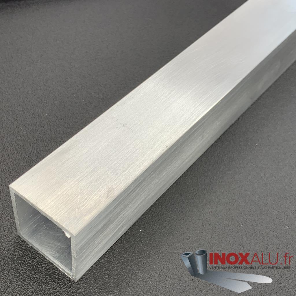 Vente de TUBE CARRE ALUMINIUM 6060 50x50x3 BARRE Carrée ALU à la coupe . - InoxAlu.fr